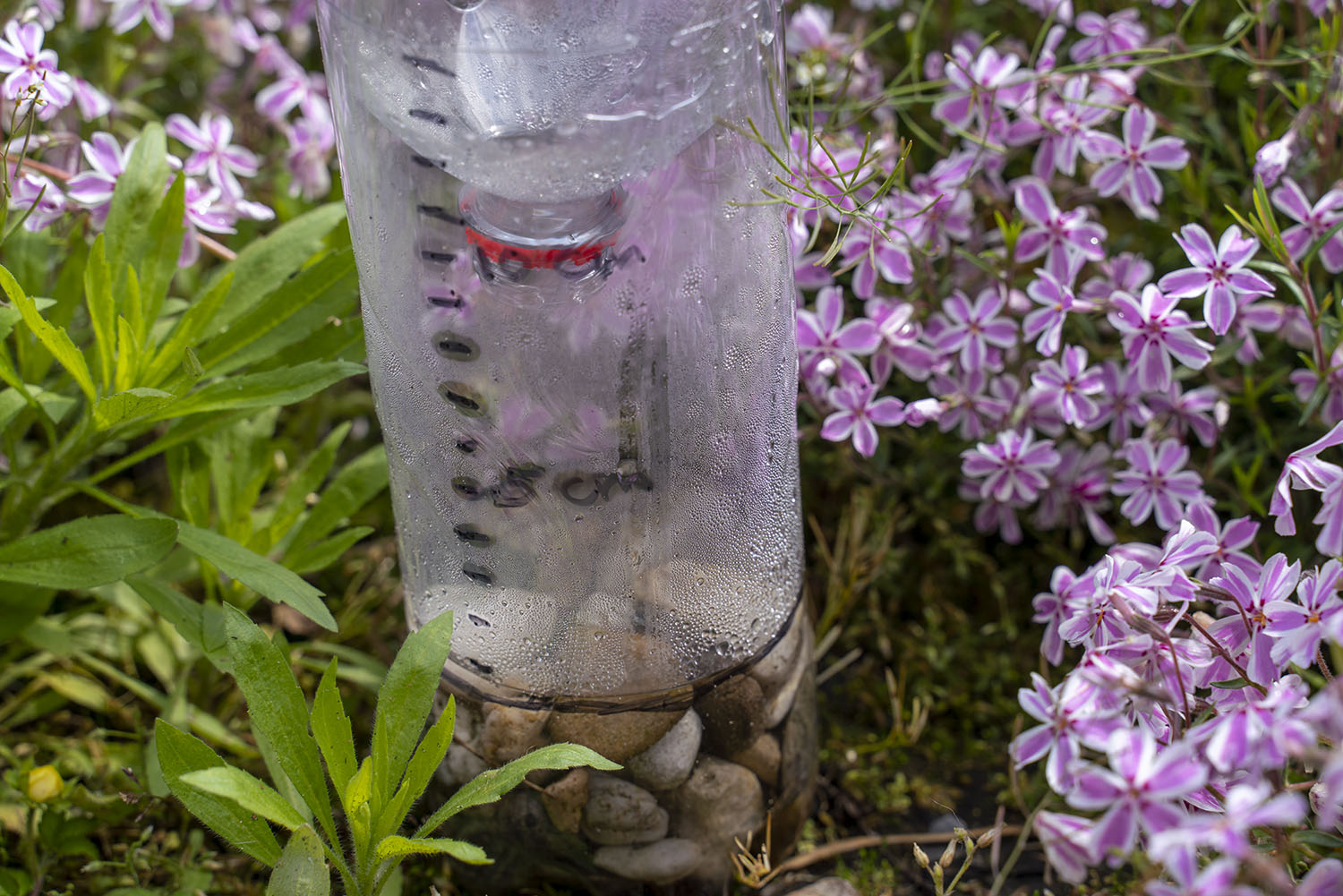 Regenmeter maken van een fles • Met Zonder Jas